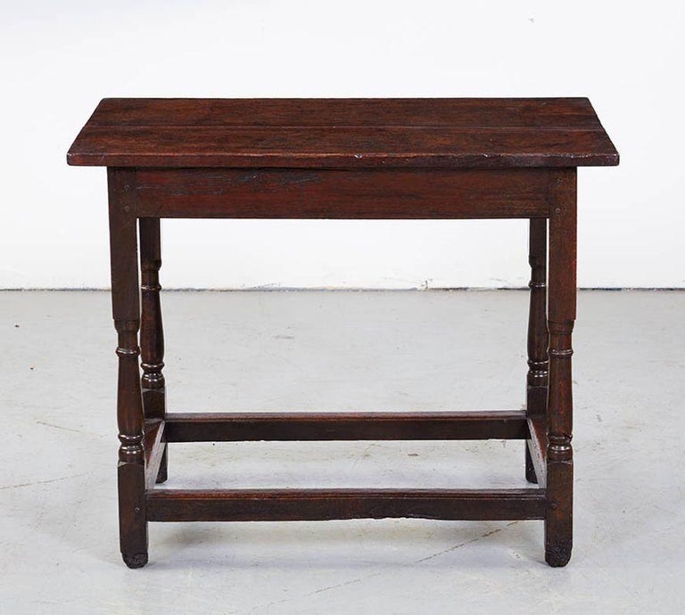 18th C. Burr Oak Table For Sale at 1stDibs