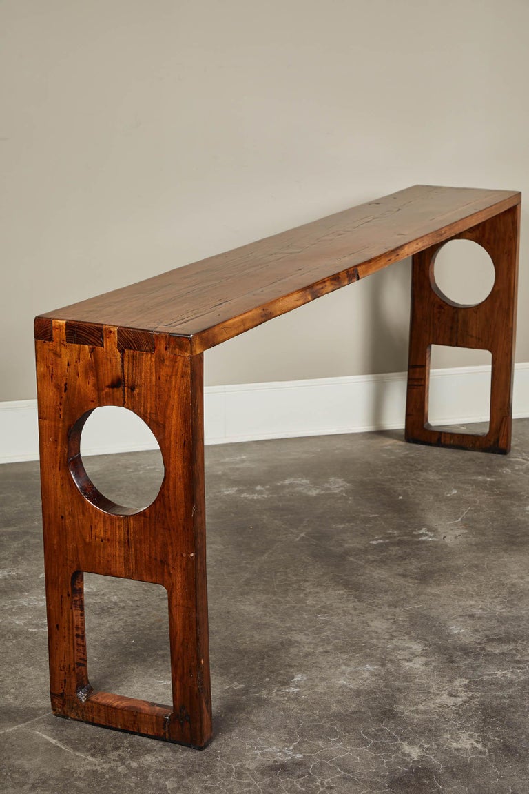 18th Century Chinese Ribbon Table with Dovetail Top at 1stDibs