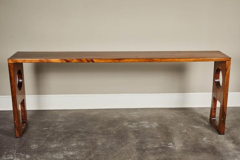18th Century Chinese Ribbon Table with Dovetail Top at 1stDibs
