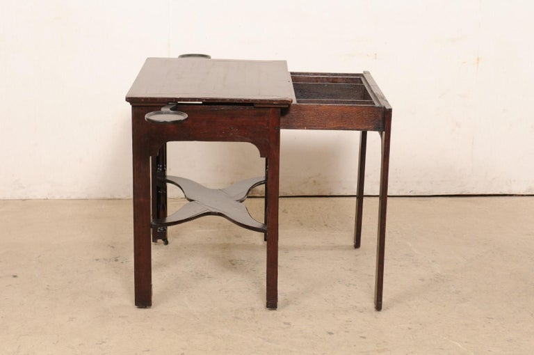 18th C. English Architect's Table w/Unique Legs, Expanding Top, and ...