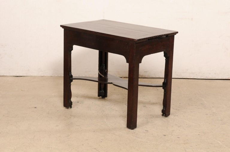 18th C. English Architect's Table w/Unique Legs, Expanding Top, and ...