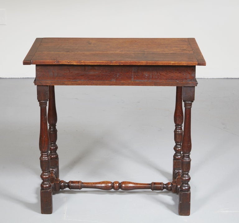 18th C. English Single Drawer Side Table at 1stDibs