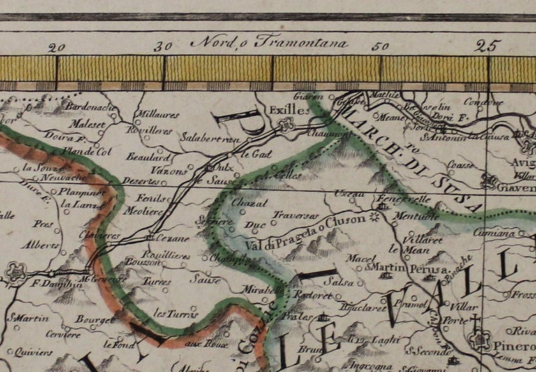 Map of the Kingdom of Sardinia and Part of the Kingdom of Genoa, Rome ...