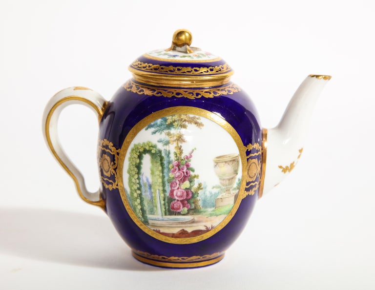 18th Century Sèvres Porcelain Complete Tea Set, with Painters and ...