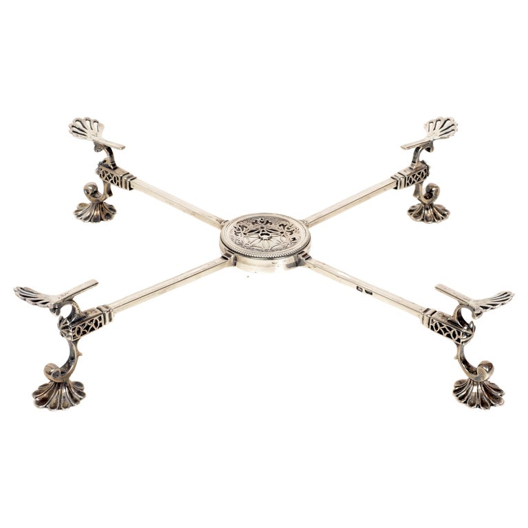 18th c Sterling Silver Dish Cross by William Plummer c1780 For Sale at ...