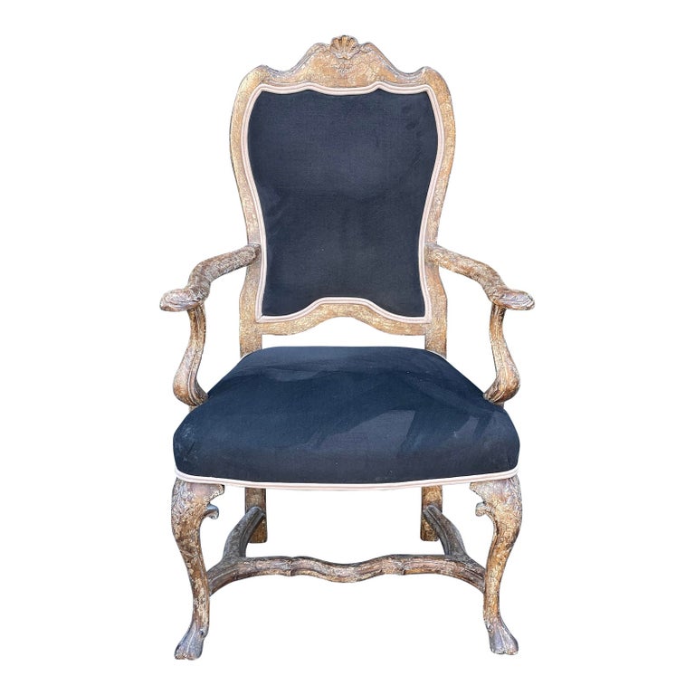 18th Century Style Charles Pollock for William Switzer Flemish Armchair ...