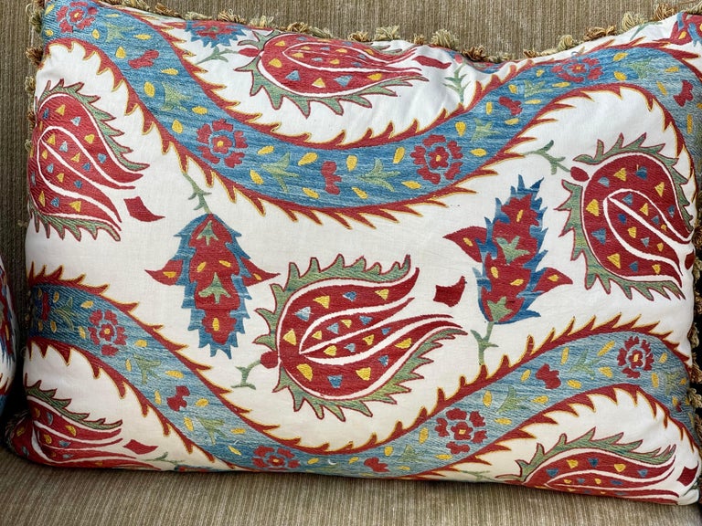 18th Century Style Knole Style Down Sofa Settee with Custom Pillows by ...