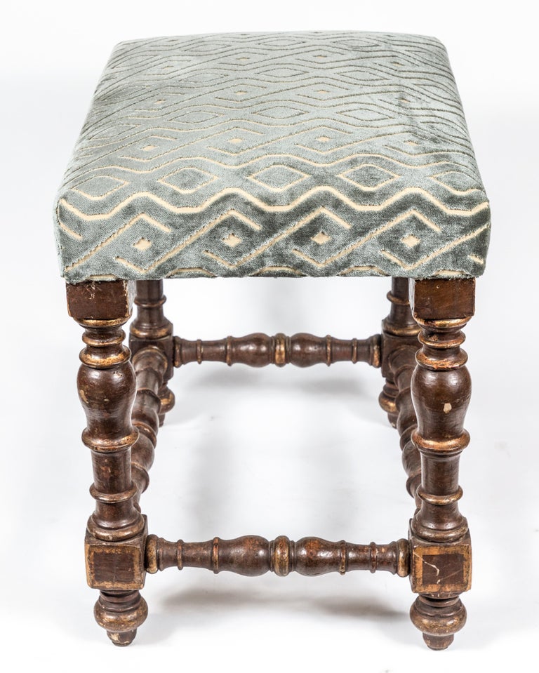 18th Century, Turned-Leg Stools For Sale at 1stDibs