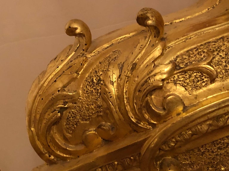 18th Century 67 inch Tall French Rococo Reliquary, with Angels Acanthus ...