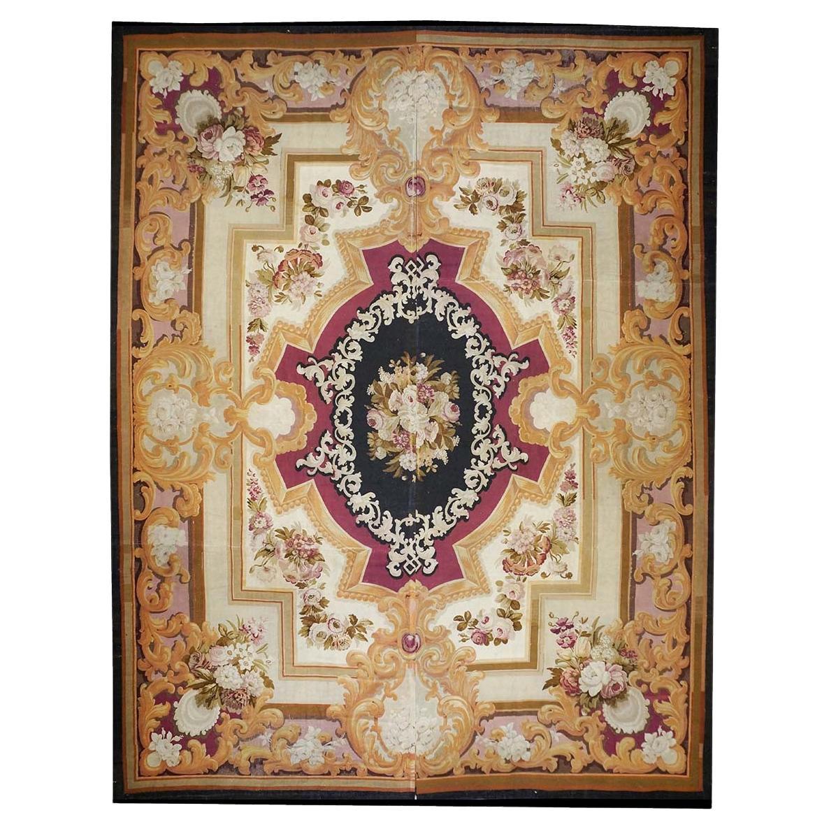 Antique Gobelins Tapestry Rug at 1stDibs