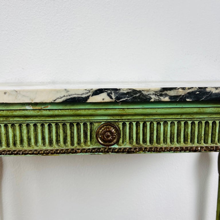 18th Century Adam Style Marble Top Console Table For Sale at 1stDibs