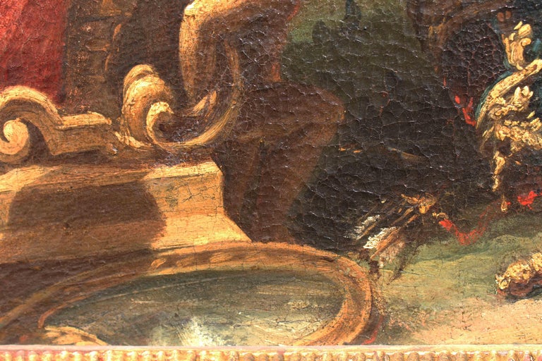 18th Century Ahasuerus and Aman Painting oil on canvas by Giuseppe ...