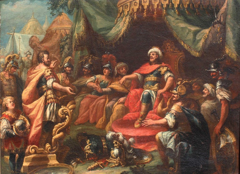 18th Century Ahasuerus and Aman Painting oil on canvas by Giuseppe ...