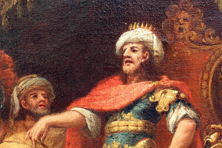 18th Century Ahasuerus and Aman Painting oil on canvas by Giuseppe ...