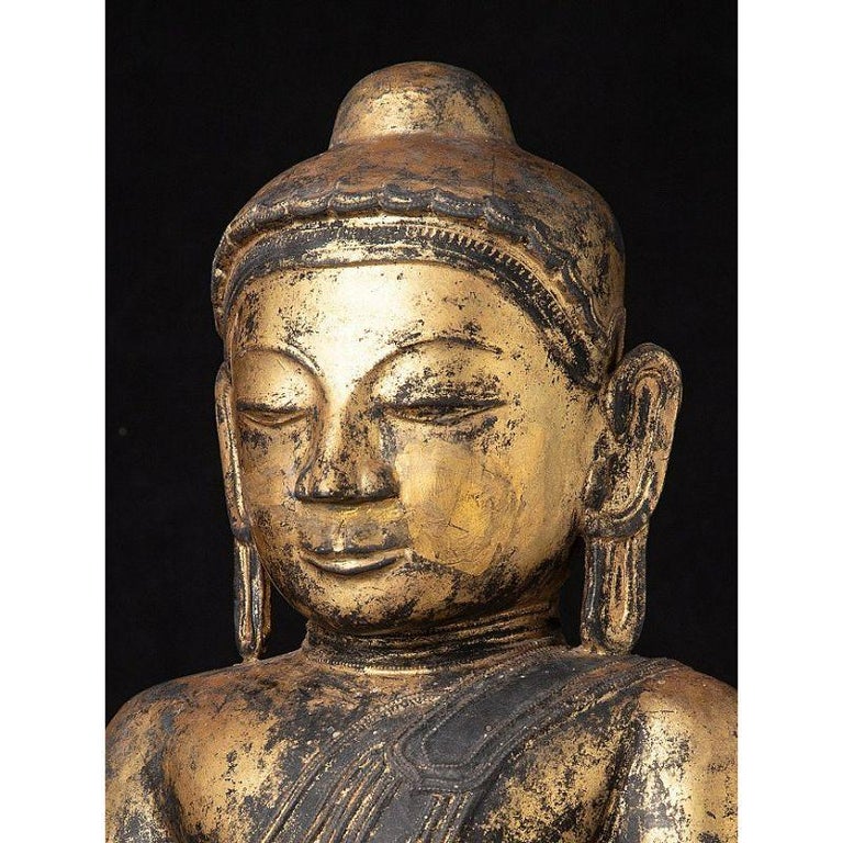 18th Century Antique Burmese Shan Buddha from Burma Original Buddhas ...