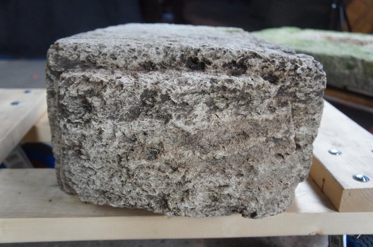 18th Century Antique Carved Stone Outdoor Garden Table Pedestal ...