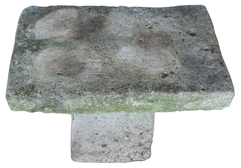 18th Century Antique Carved Stone Outdoor Garden Table Pedestal ...