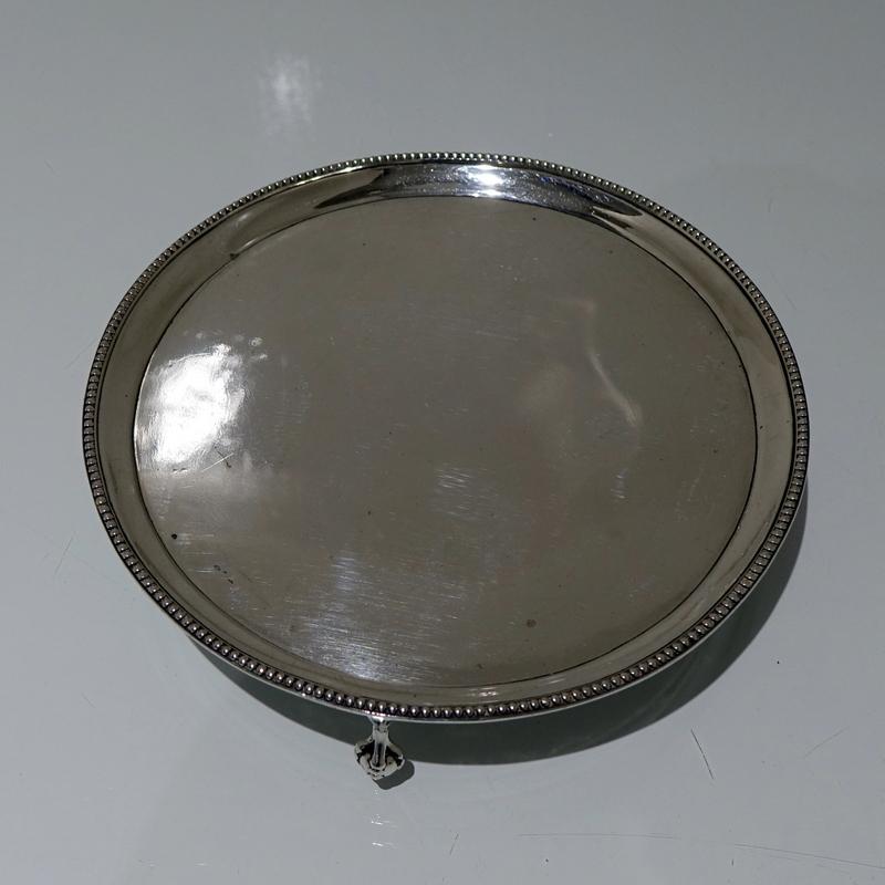 18th Century Antique George III Sterling Silver Salver London1783 ...