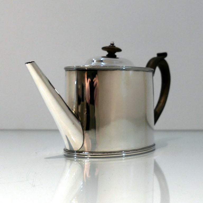 18th Century Antique George III Sterling Silver Teapot London Hester ...