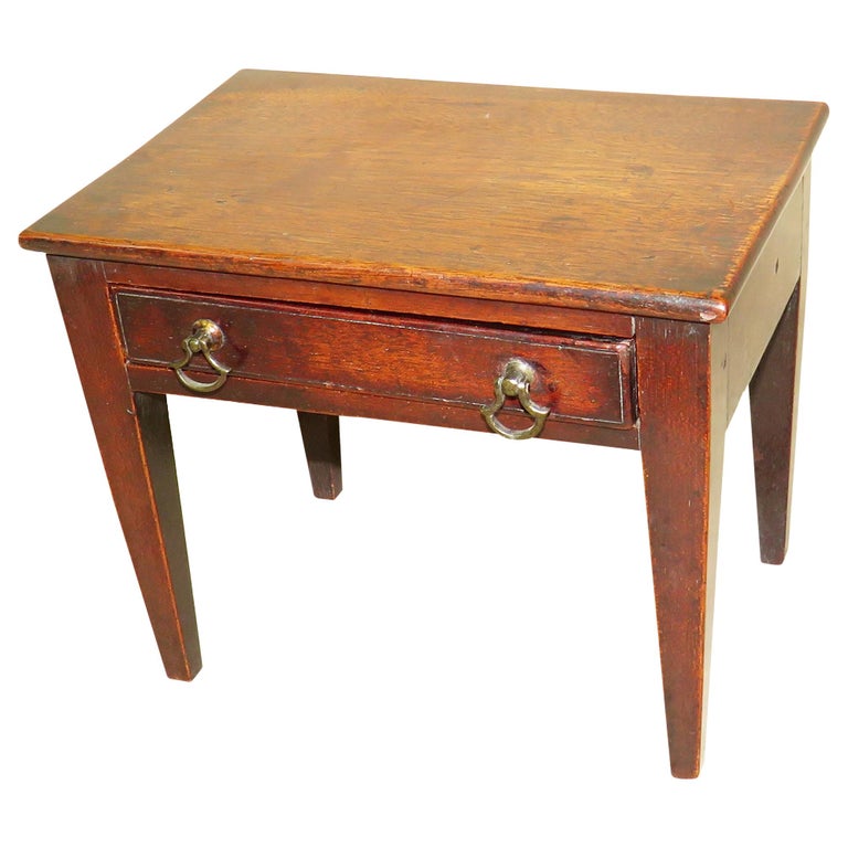 18th Century Antique Mahogany Miniature Side Table at 1stDibs