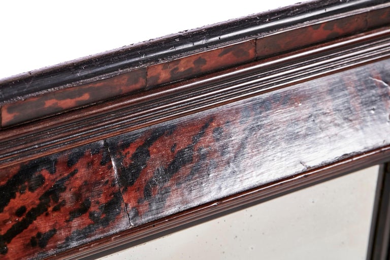 18th Century Antique Tortoise Shell Wall Mirror at 1stDibs