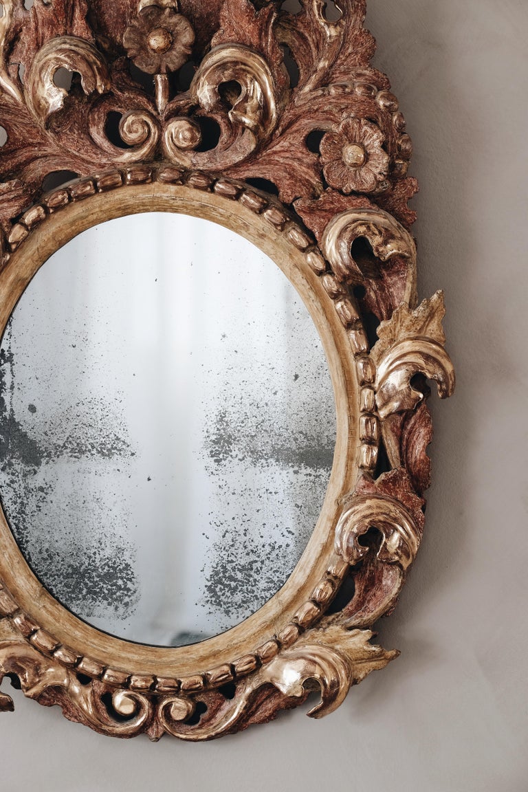 18th Century Baroque Mirror For Sale at 1stDibs