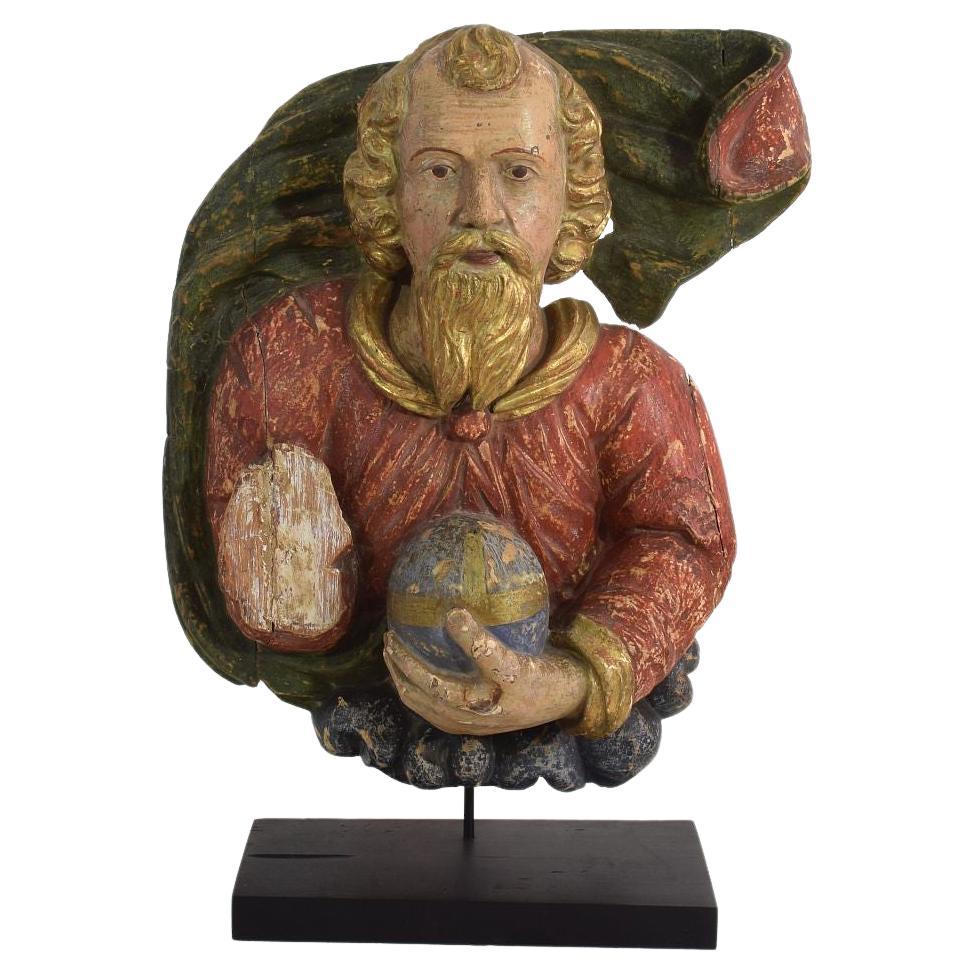 18th Century Baroque Religious French Panel of Father God at 1stDibs