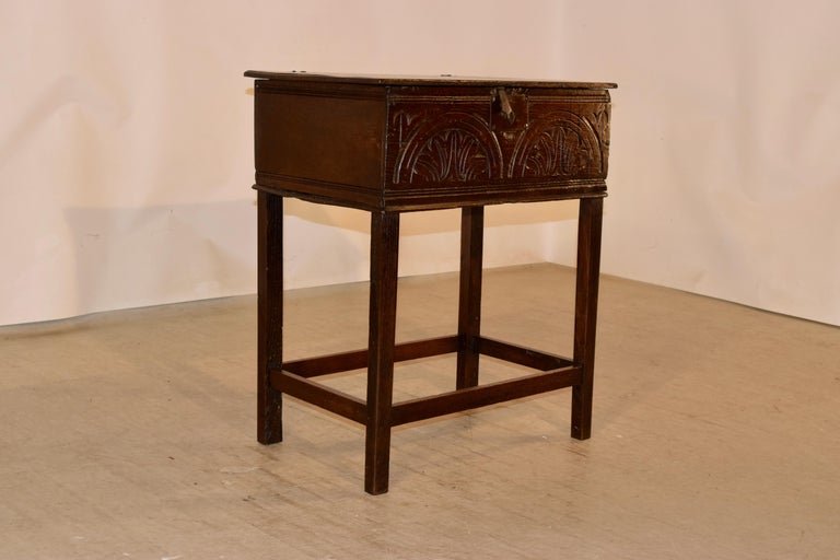 18th Century Bible Box on Stand at 1stDibs