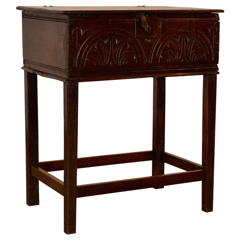 18th Century Bible Box on Stand at 1stDibs