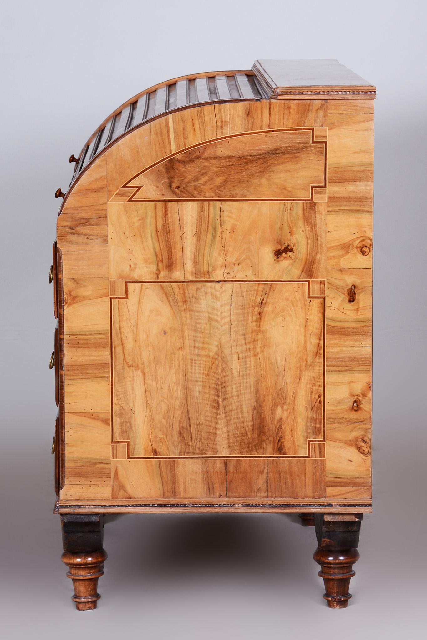 18th Century Biedermeier Shutter Desk Made in 1790s Austria, Restored For Sale at 1stDibs