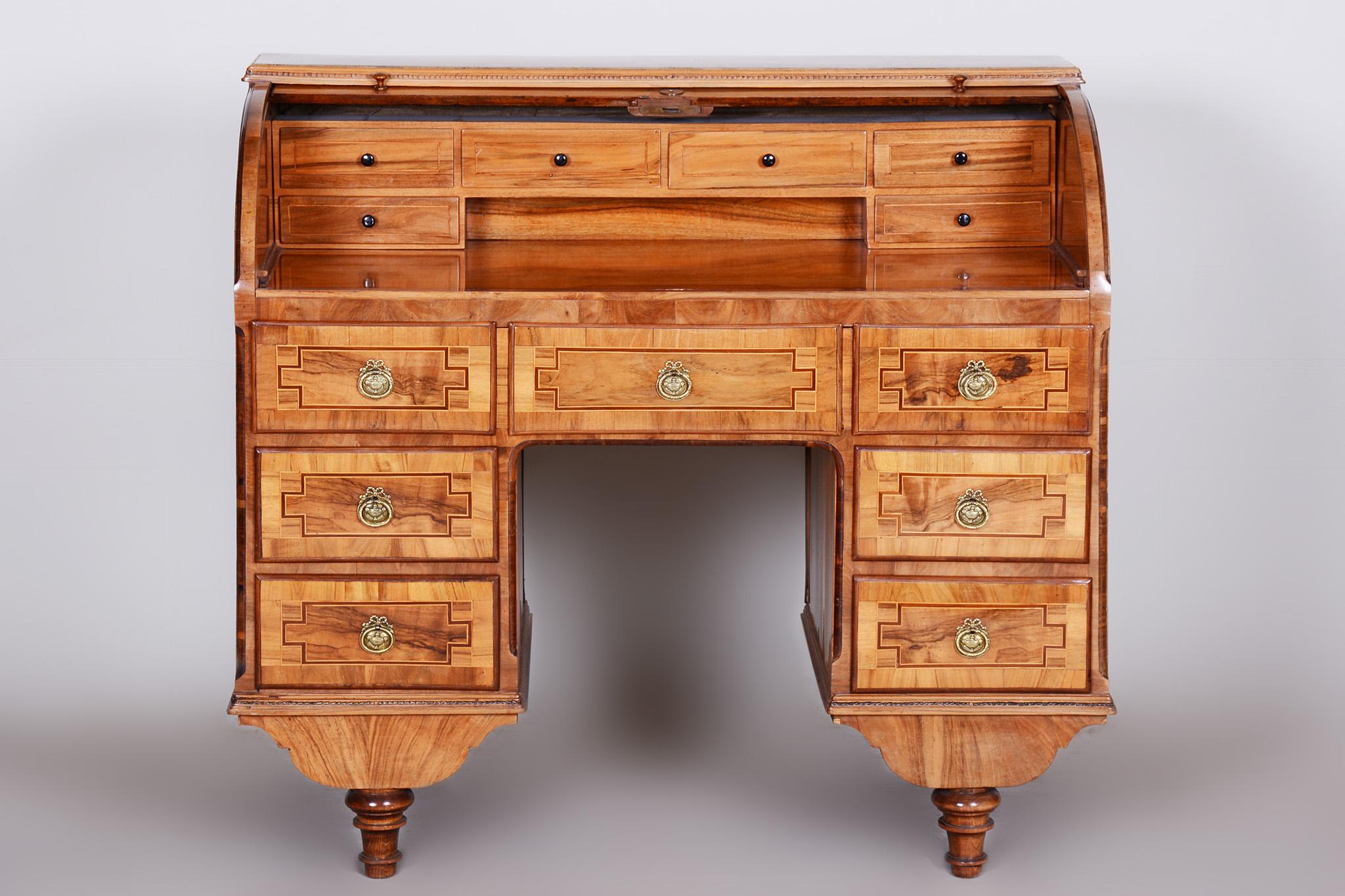 18th Century Biedermeier Shutter Desk Made in 1790s Austria, Restored For Sale at 1stDibs