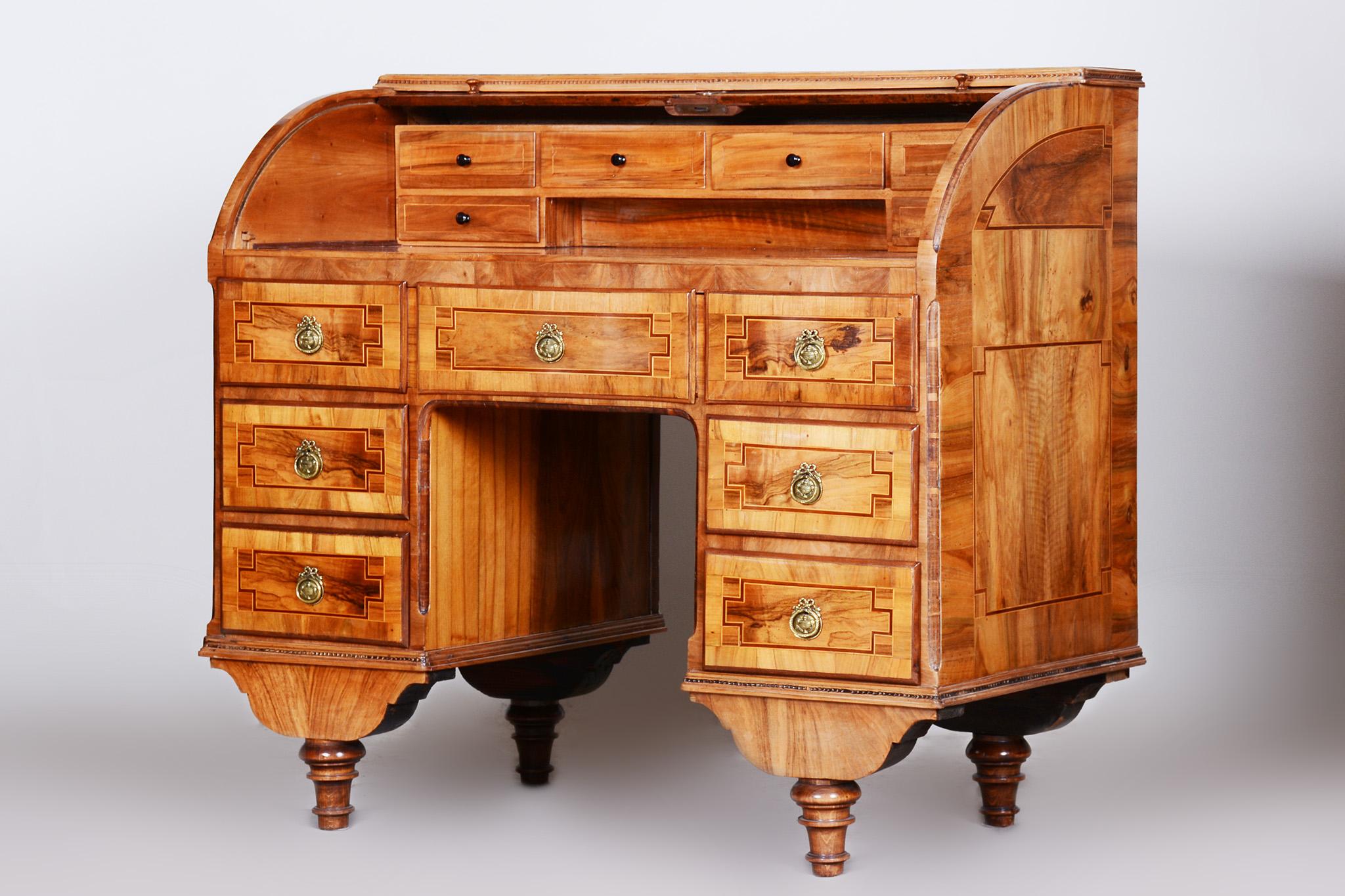 18th Century Biedermeier Shutter Desk Made in 1790s Austria, Restored For Sale at 1stDibs