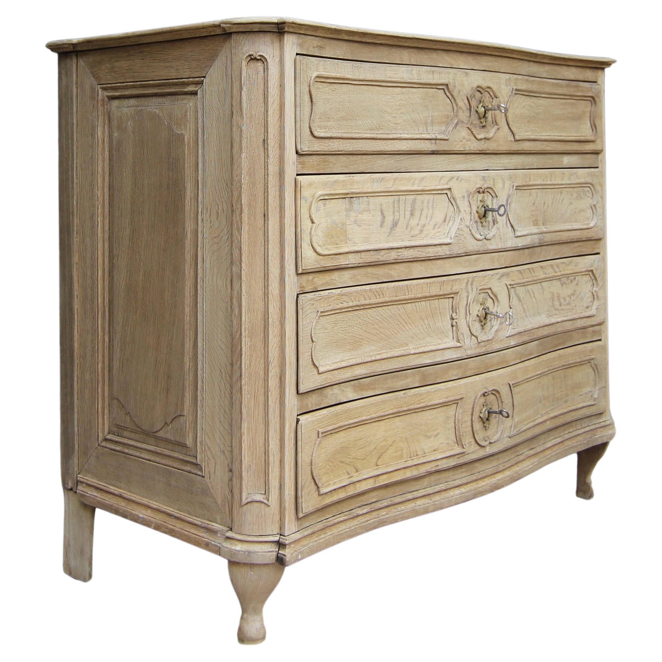 18th Century Louis XVI Bleached Oak Chest (Liege, Belgium) For Sale at ...