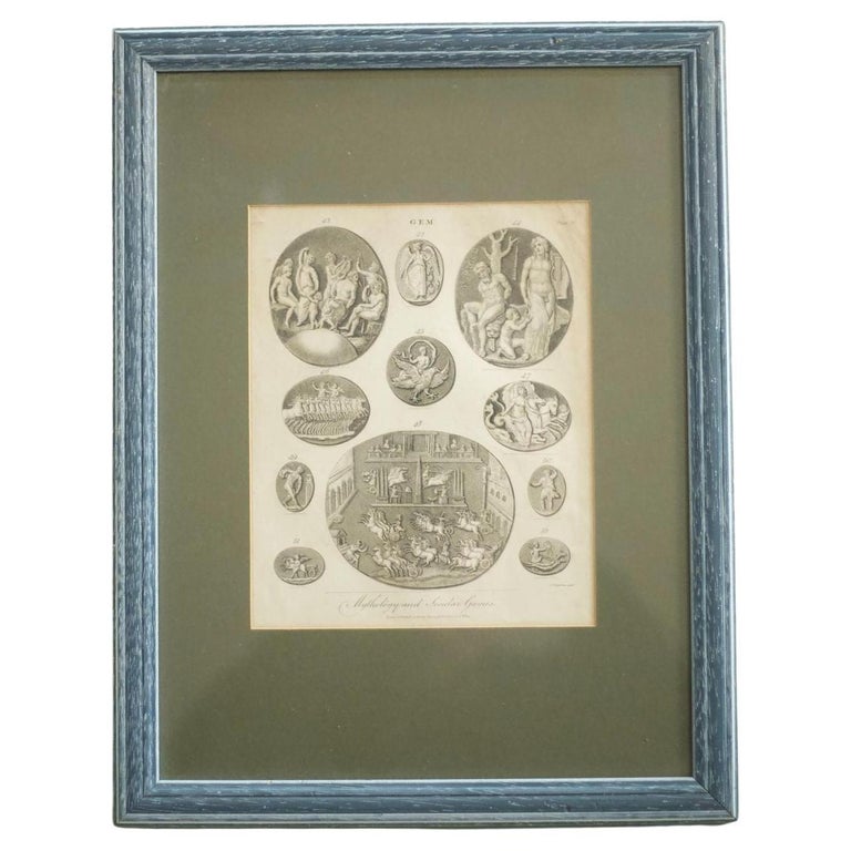 18th Century Book Plate of Intaglio's For Sale at 1stDibs