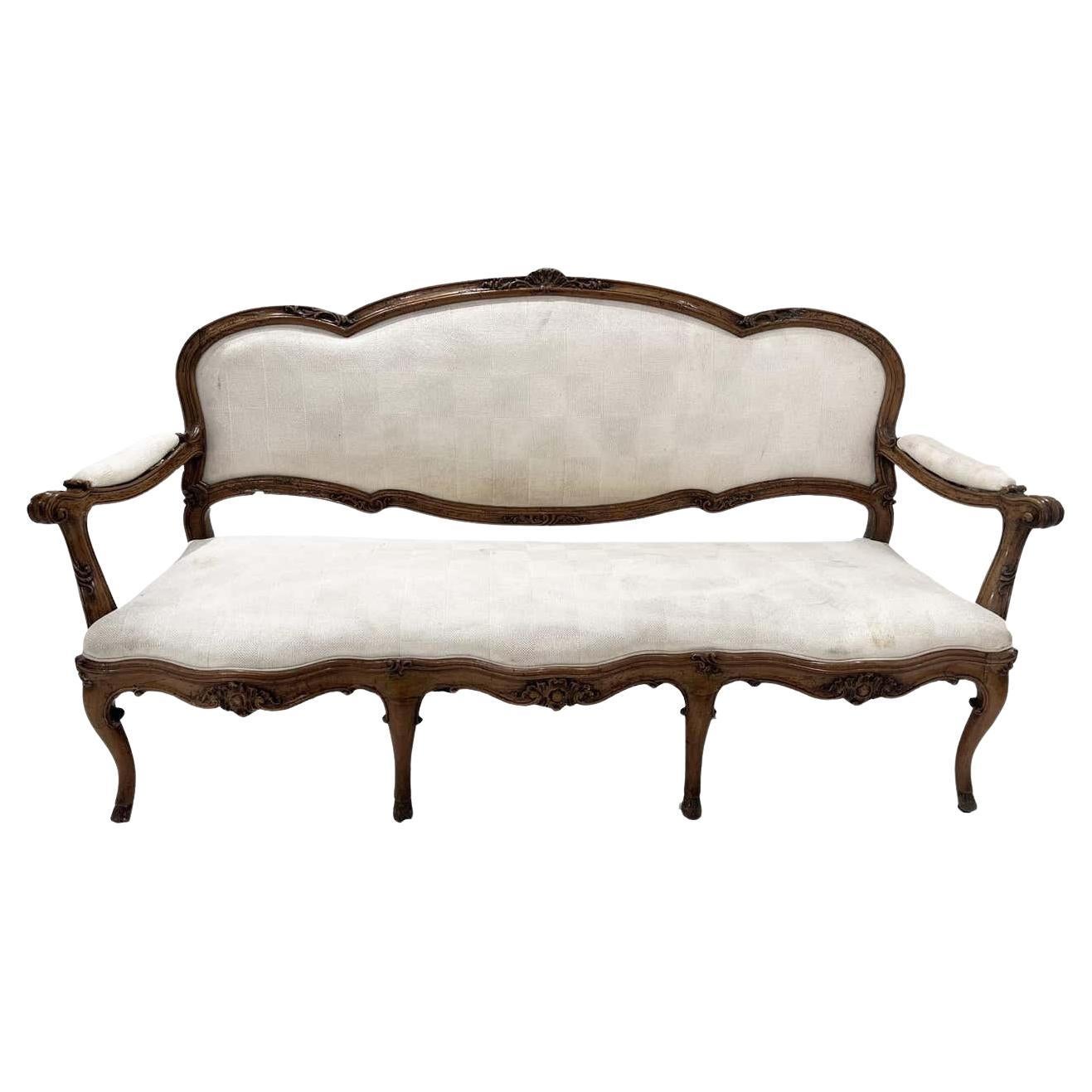 18th Century Louis XV Canapé / Sofa Set with Matching Armchairs ...