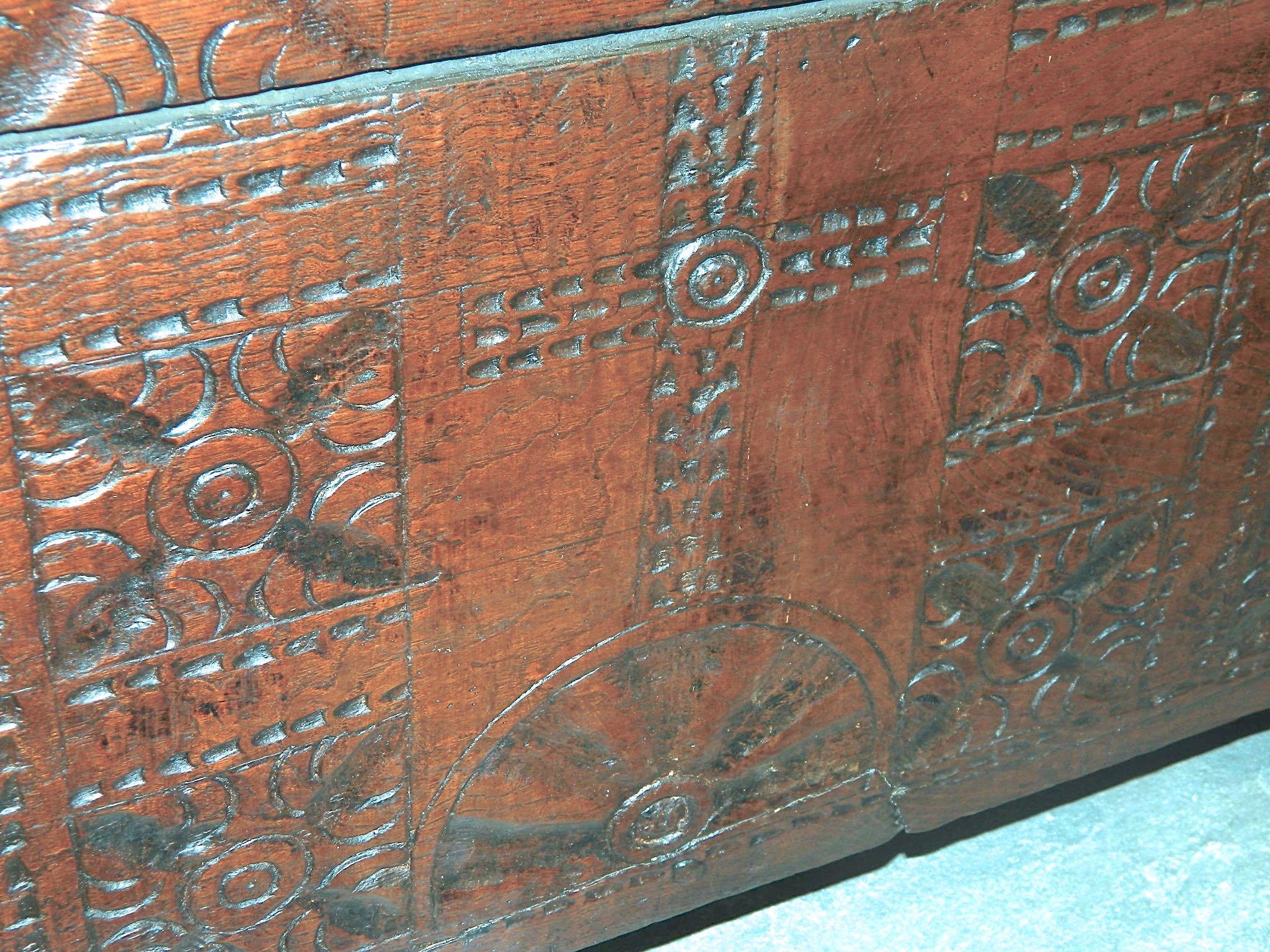 18th Century Cherry and Chestnut Basque Arms Chest "Kutxa" For Sale at ...