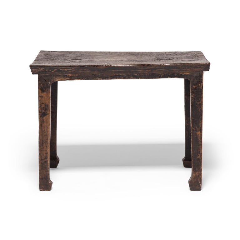 Chinese Hoofed Foot Side Table, c. 1700 For Sale at 1stDibs