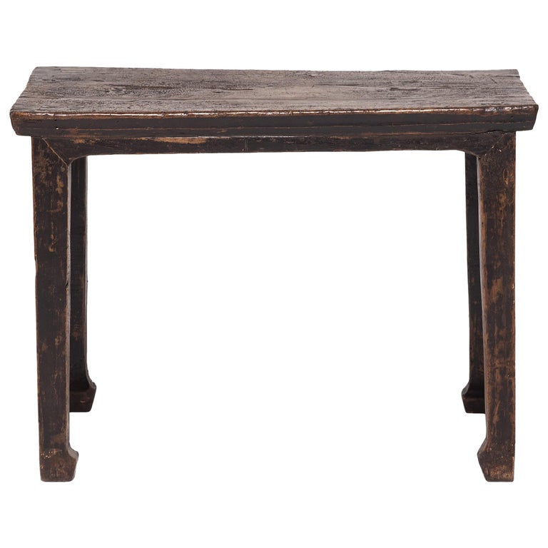 Chinese Hoofed Foot Side Table, c. 1700 For Sale at 1stDibs