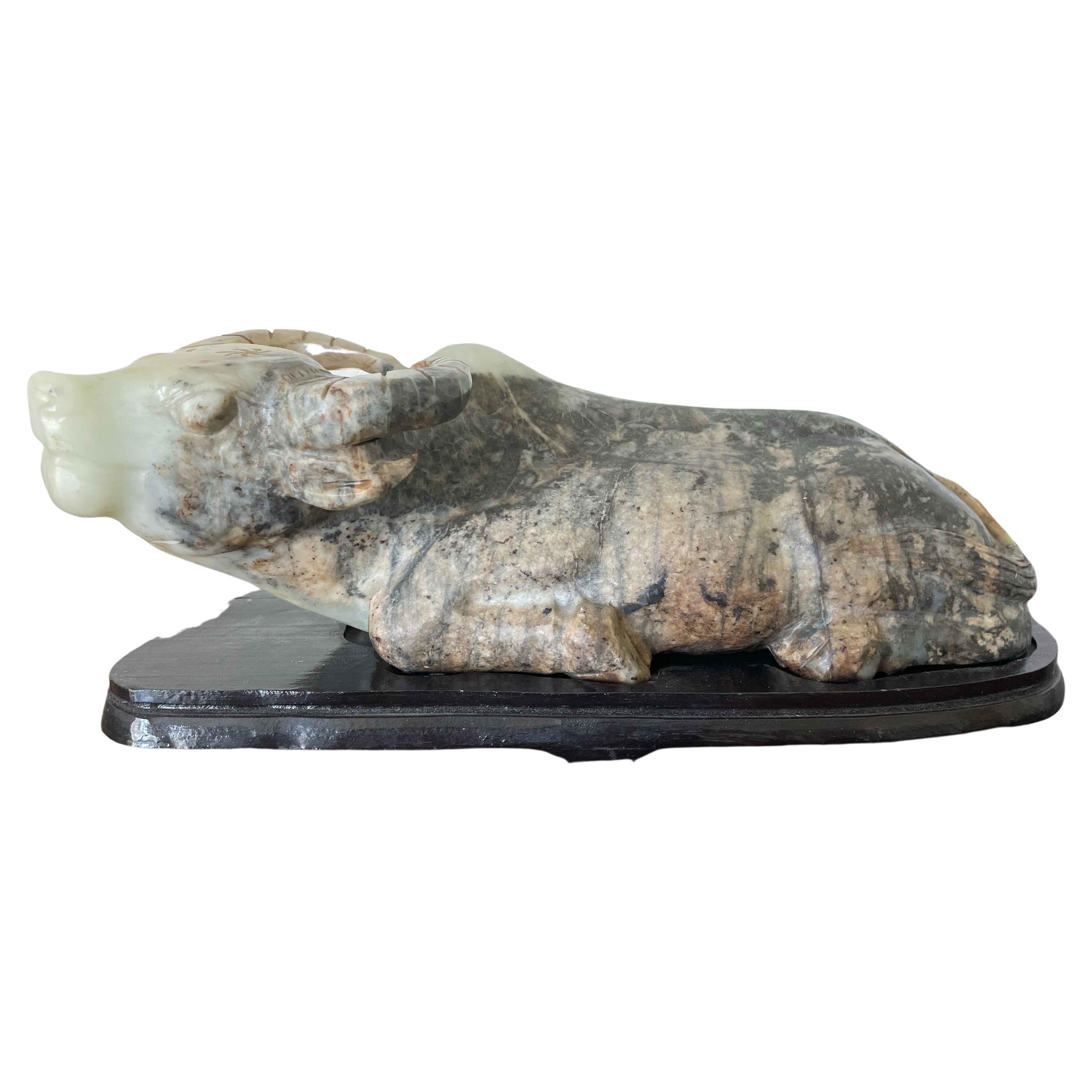 18th Century Chinese Jade Buffalo For Sale at 1stDibs