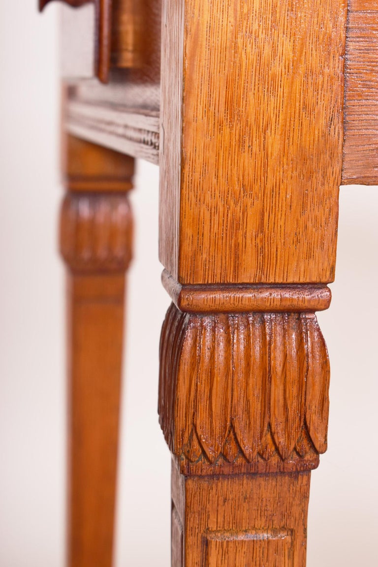 18th Century Classicist Small Brown Cherry-Tree Card Table, Austria ...