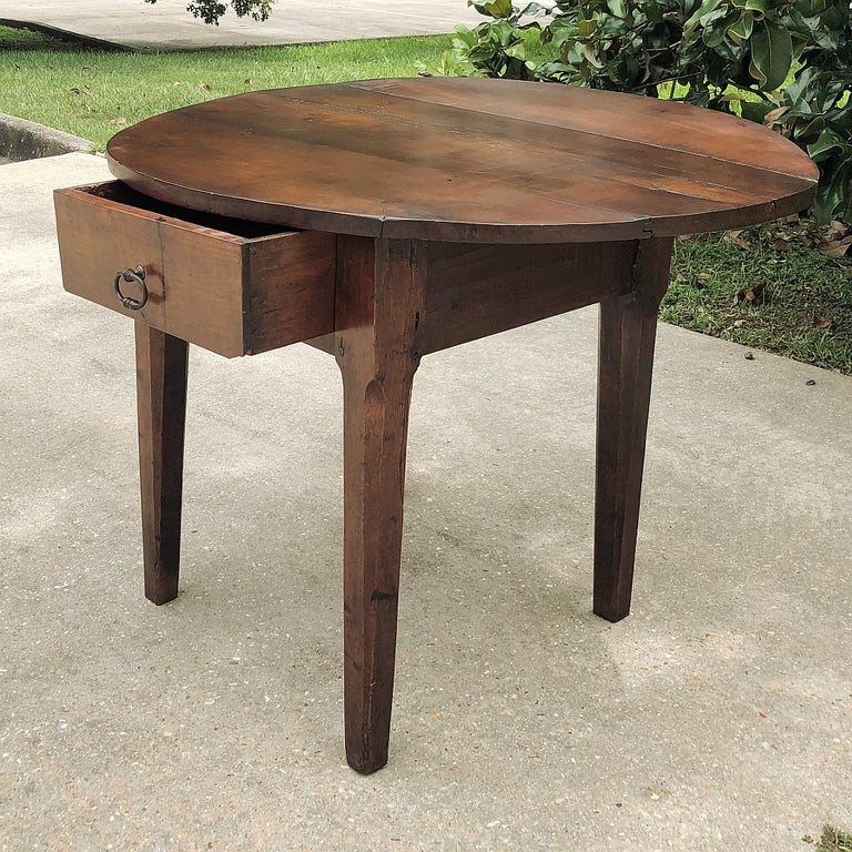 18th Century Country French Drop Leaf Game Table ~ Console For Sale at ...