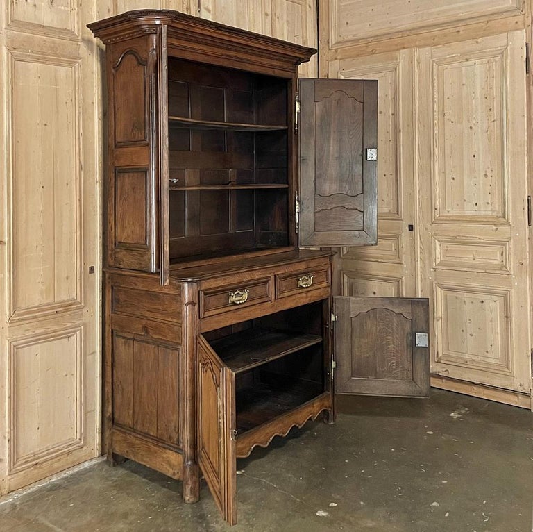 18th Century Country French Louis XIV Buffet a Deux Corps For Sale at ...