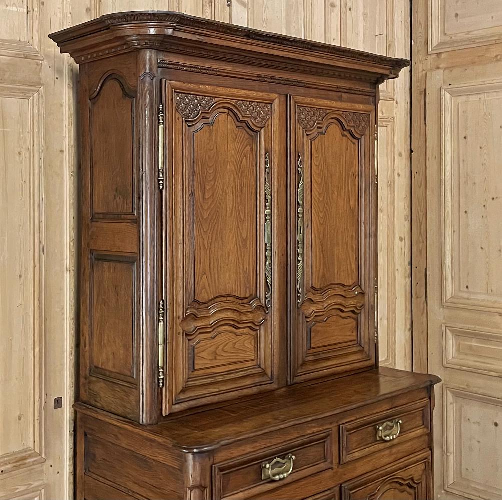 18th Century Country French Louis XIV Buffet a Deux Corps For Sale at ...