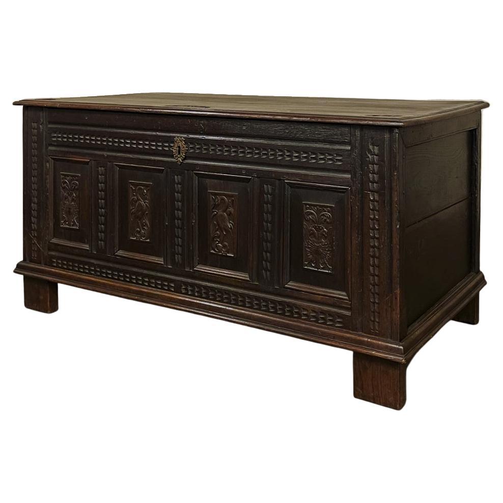 18th Century Country French Bench ~ Trunk from Lower Brittany For Sale ...