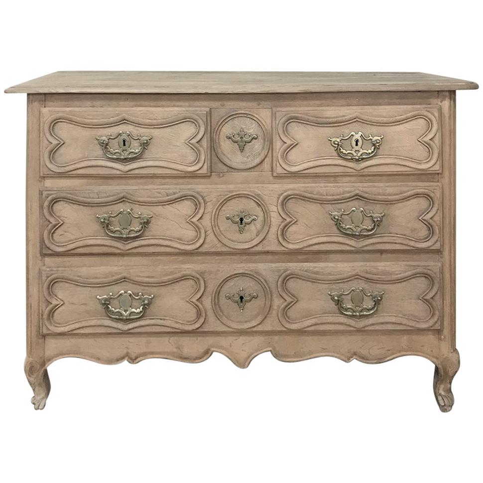 18th Century French Provincial Walnut Oversized Commode For Sale at 1stDibs