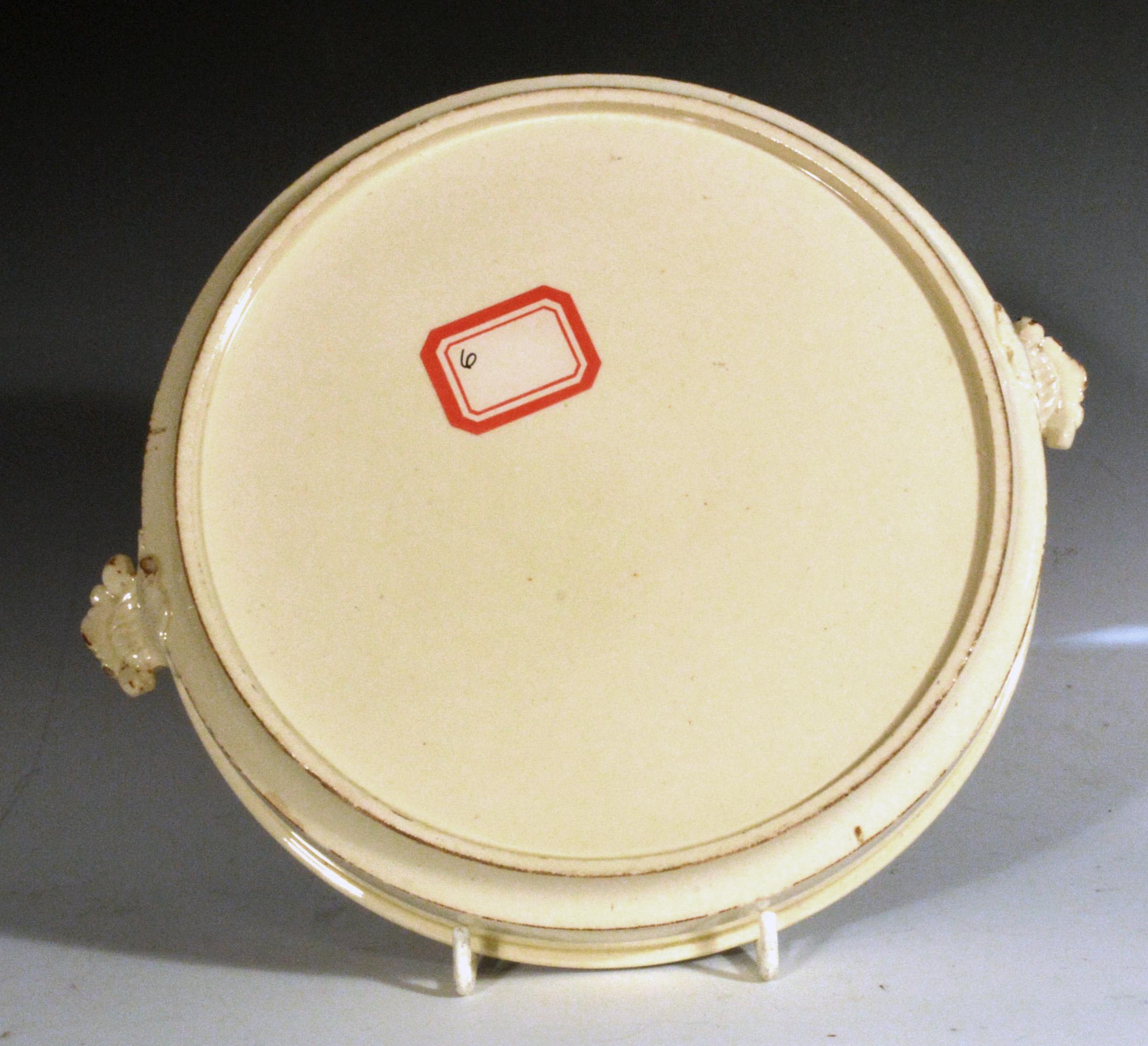 18th-Century English Plain Creamware Hot Water Plate For Sale at ...