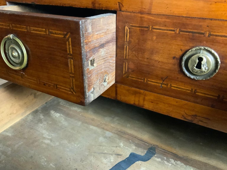 18th Century French Drop Front Desk For Sale at 1stDibs