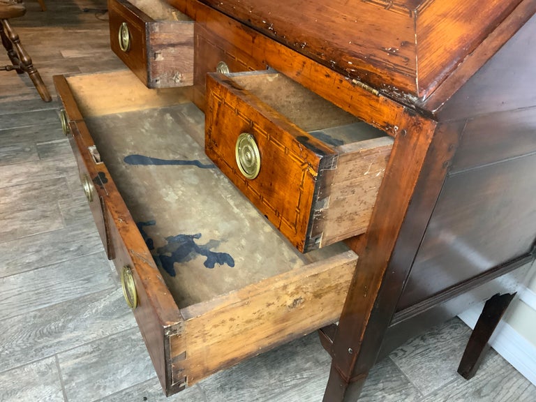 18th Century French Drop Front Desk For Sale at 1stDibs