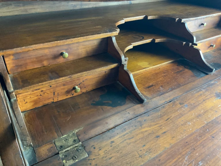18th Century French Drop Front Desk For Sale at 1stDibs