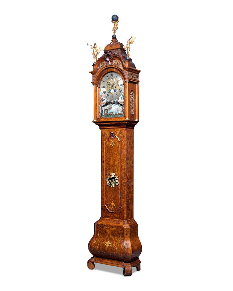 18th Century Dutch Automaton Longcase Clock at 1stDibs